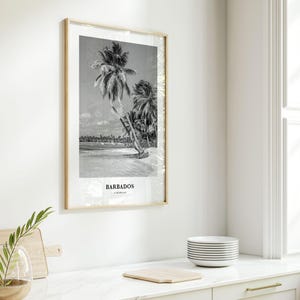 Barbados Wall Art No 2, Barbados Wall Decor, Barbados Poster, Barbados ...