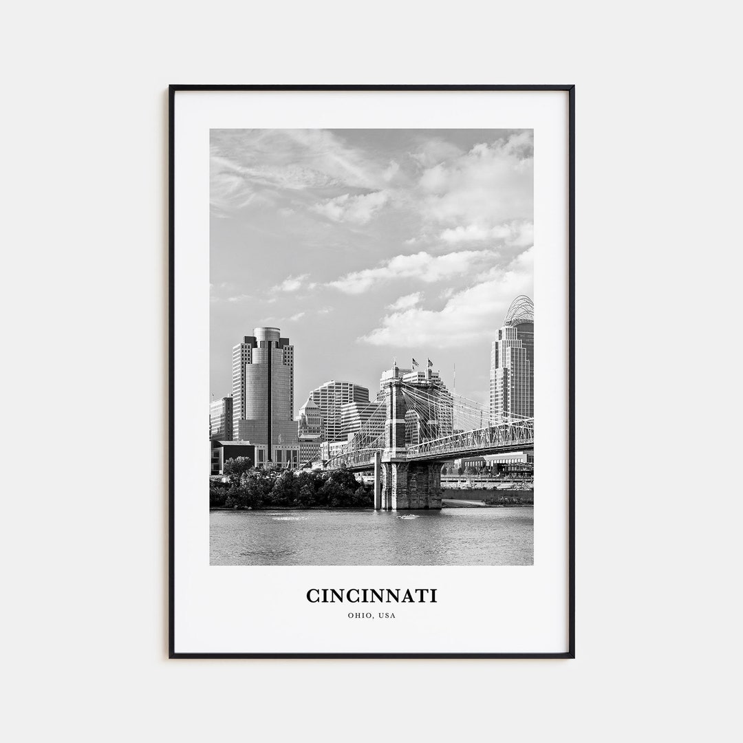 Cincinnati Wall Art No 2, Cincinnati Wall Decor, Cincinnati Poster ...