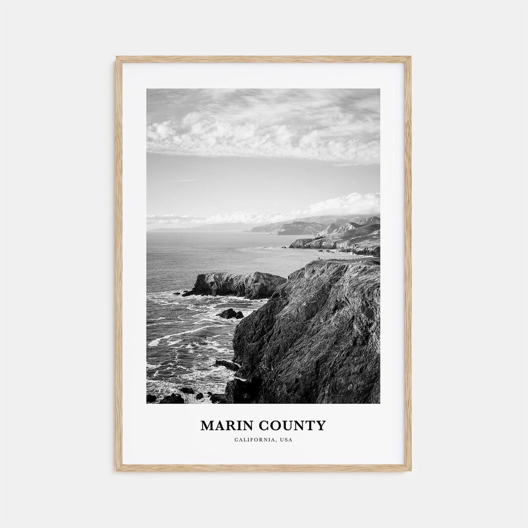 Marin County Wall Art, Marin County Wall Decor, Marin County Poster ...