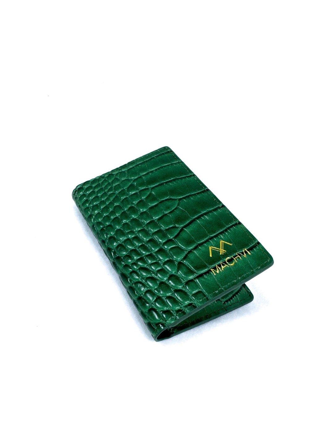 Machvi Card Holder Green Gold - Etsy