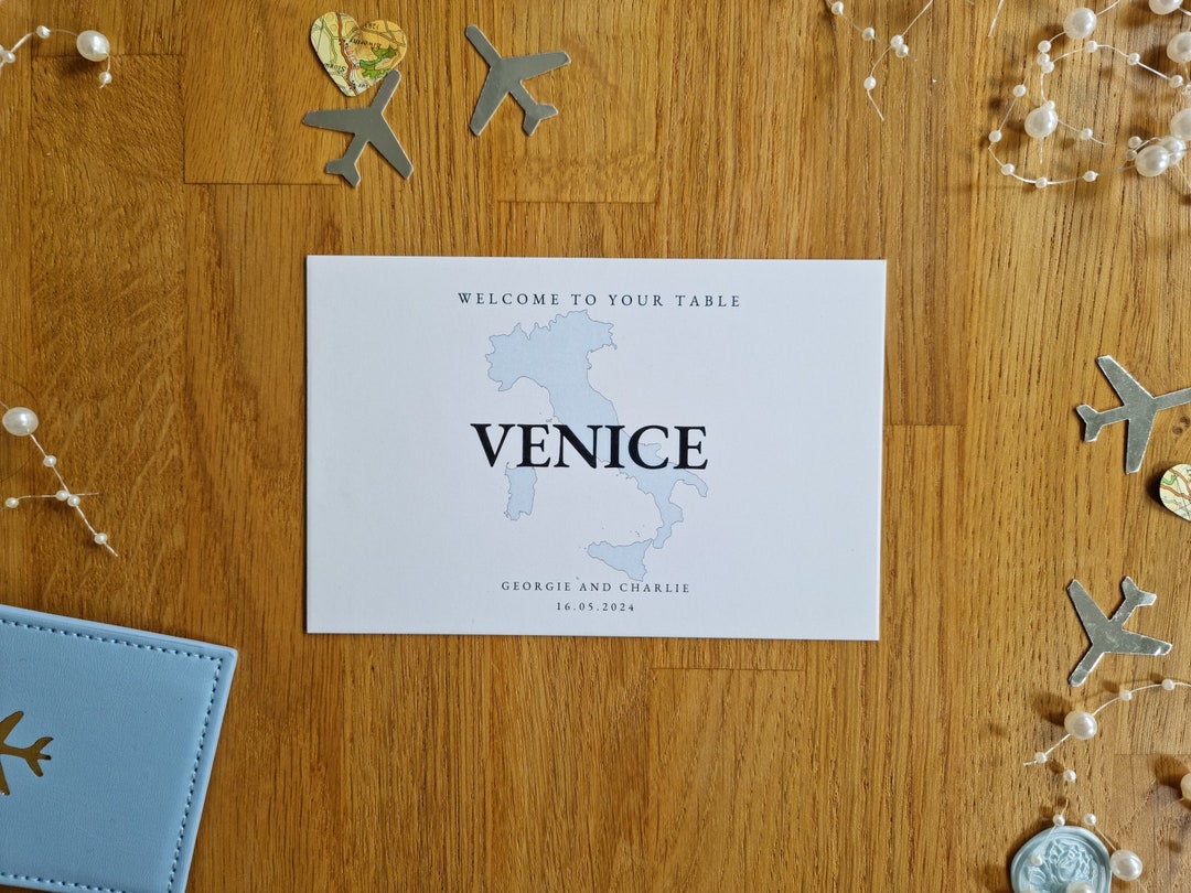 Destination Table Name Wedding Signage - Etsy