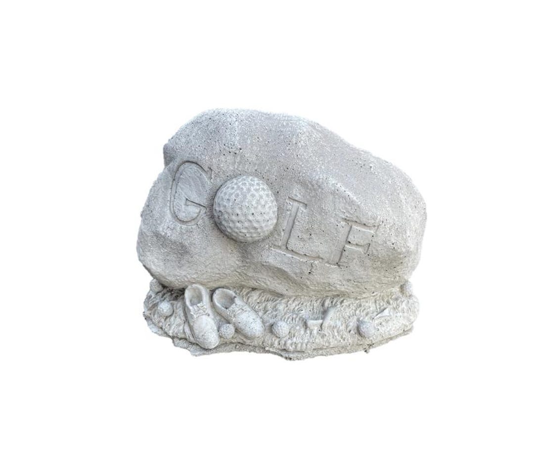 Golf Rock Concrete Statue - Natural Concrete - Etsy