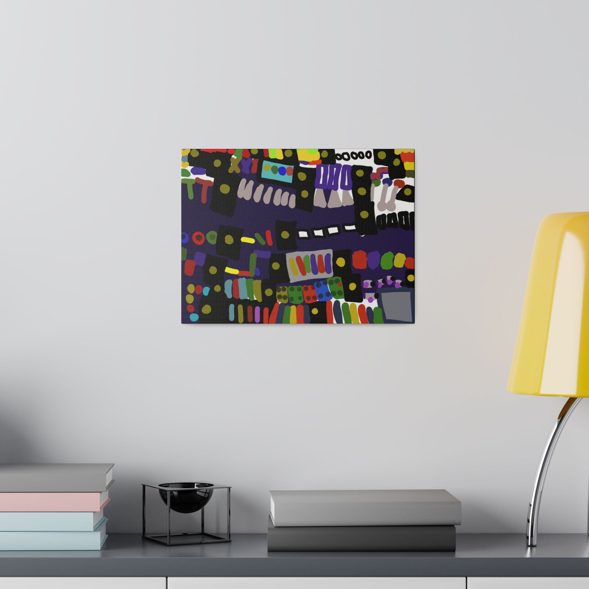 Geometric Canvas Wall Art, Extra Large Square Canvas Print, Abstract ...