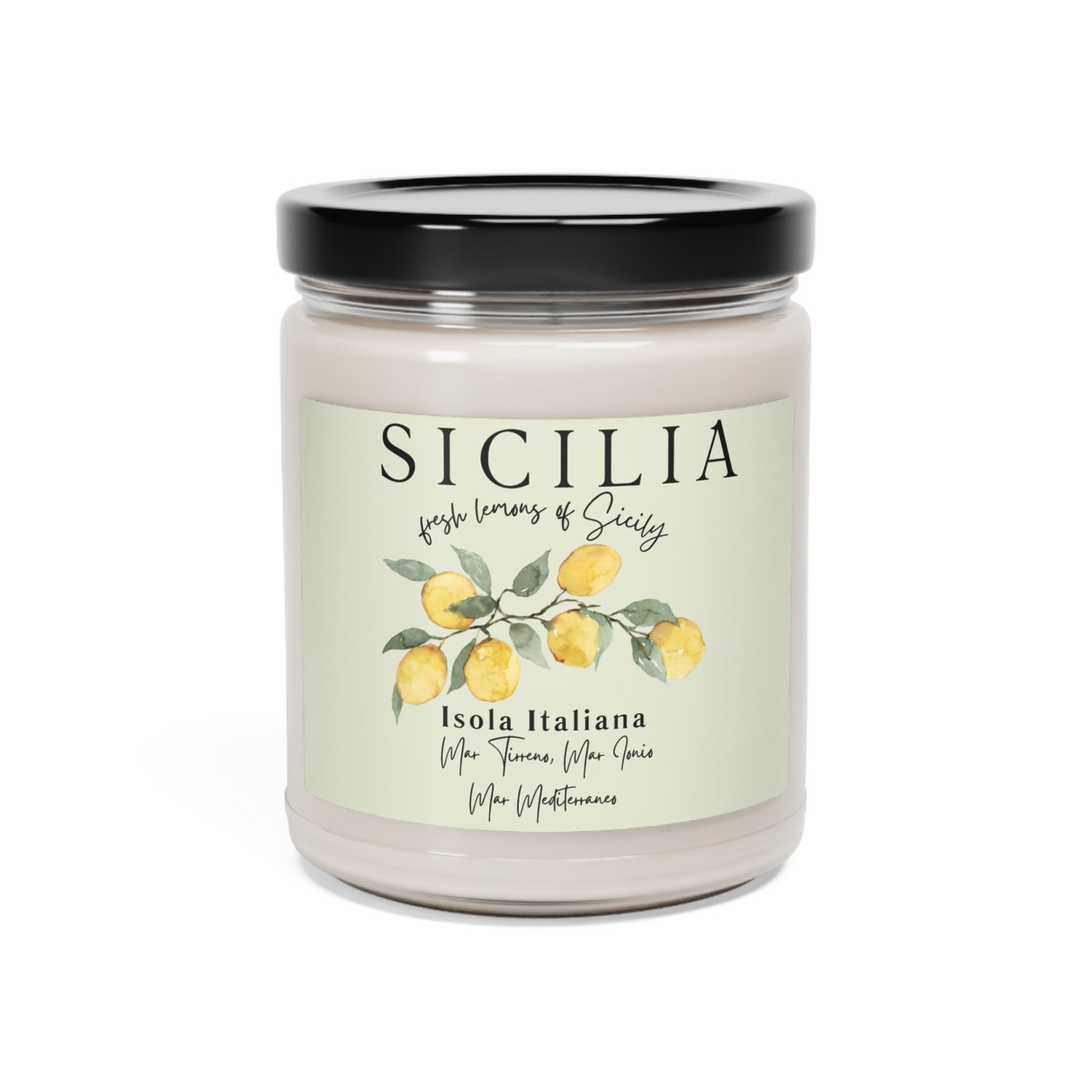 Sicilia Italy Candle, Italy Souvenir, Italy Gift for Her, Sicily Gift ...