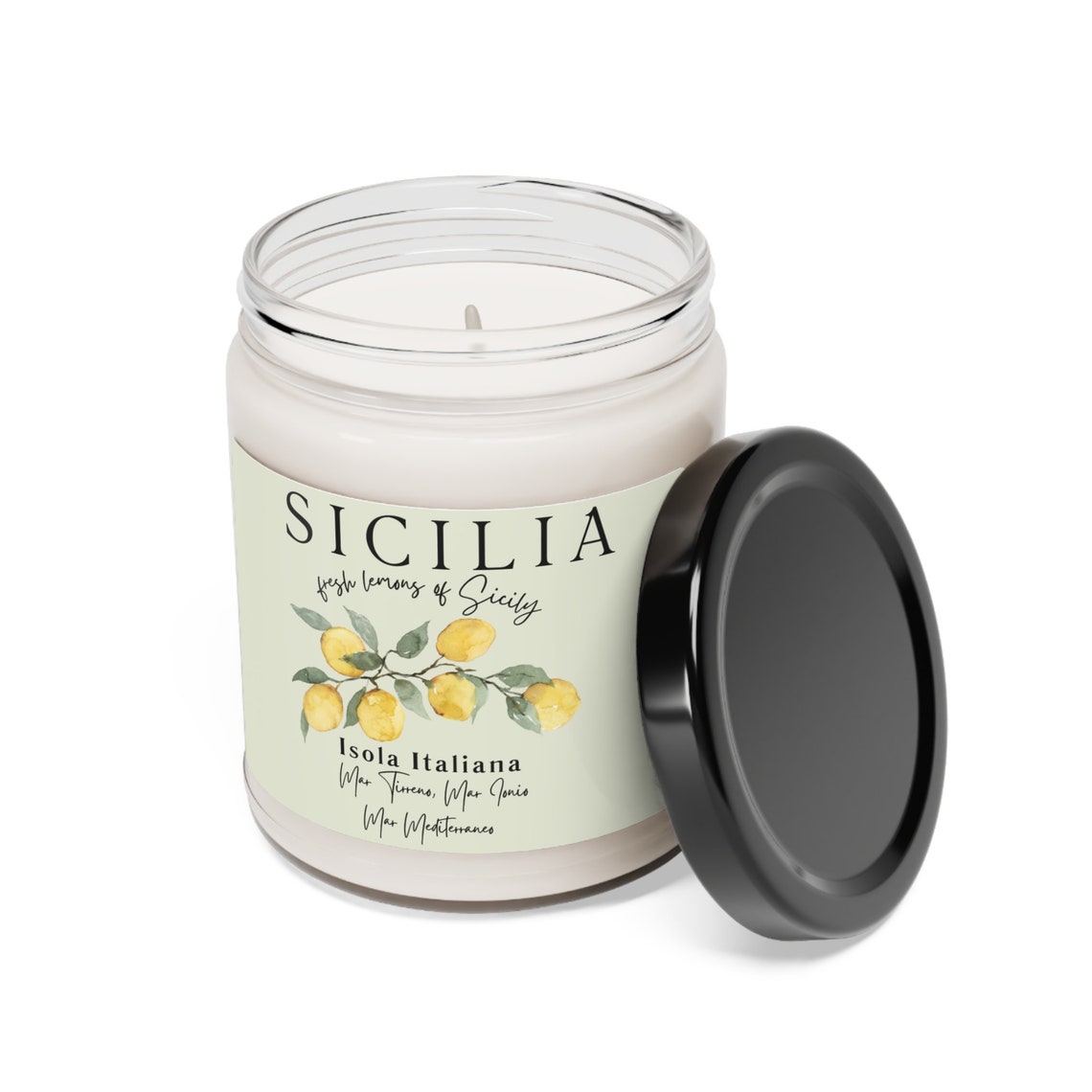 Sicilia Italy Candle, Italy Souvenir, Italy Gift for Her, Sicily Gift ...