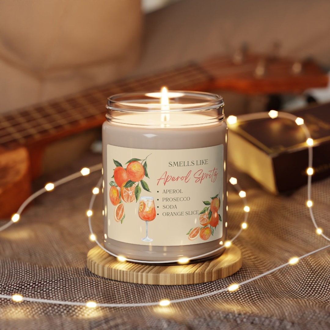Aperol Spritz Candle, Smells Like Candle, Aperol Spritz Lover Gift ...