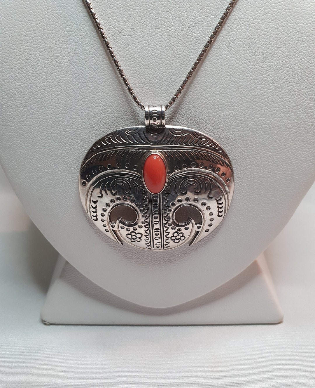 Magnificent Symbol Pendant in 925% Nickel Free Silver With Natural ...