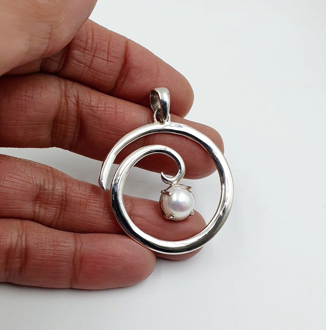 Original Spiral Symbol Pendant in 925% Nickel Free Silver With ...
