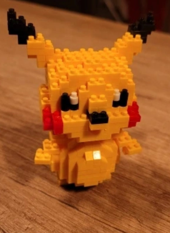 Pikachu Building Kit for All Ages Pokémon Construction Set, Mini Animal ...