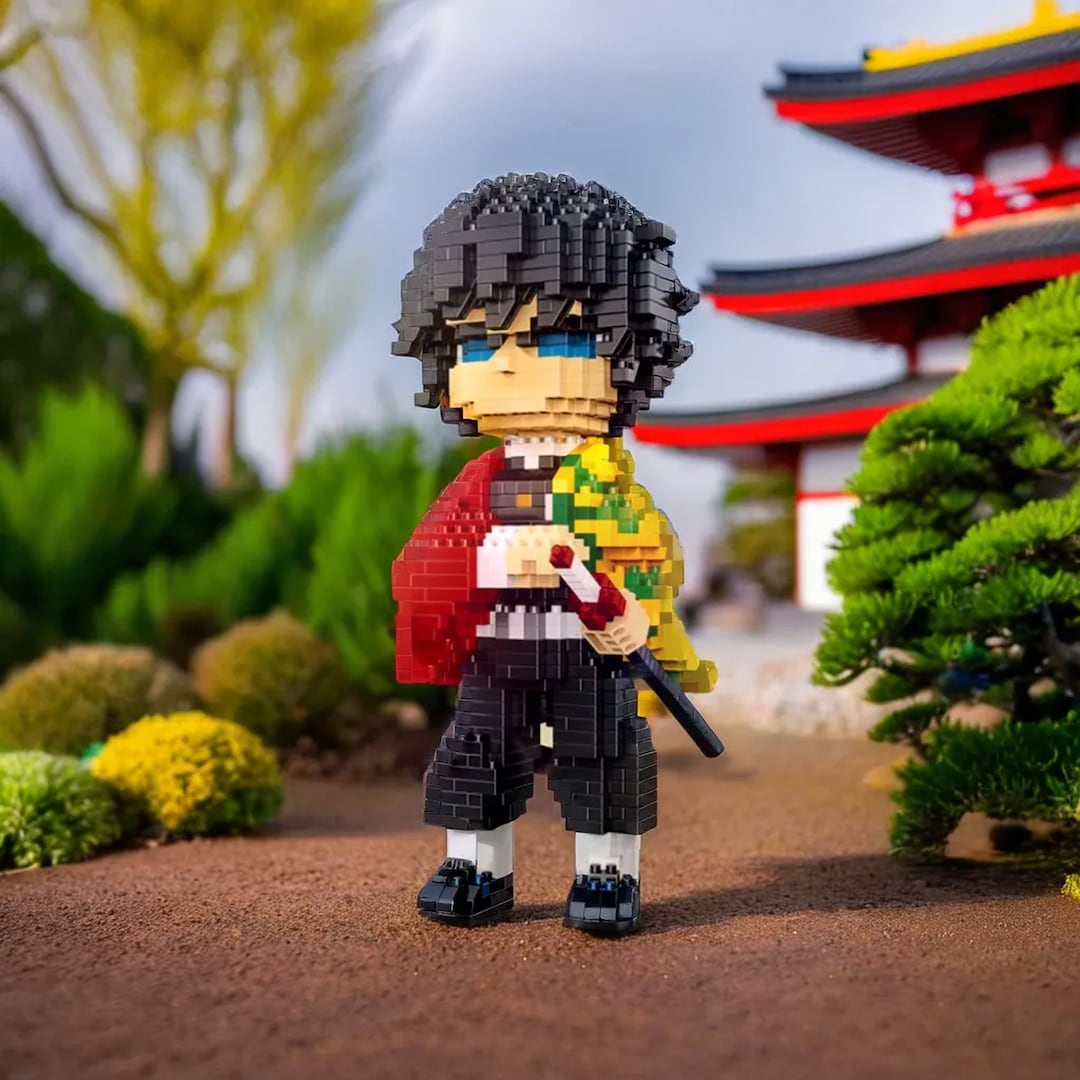 Giyu Tomioka - Demon Slayer Anime Building Blocks Set - Perfect ...