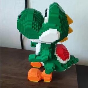 Yoshi Building Blocks - Micro Mario Cosplay Educational Toy for Kids ...