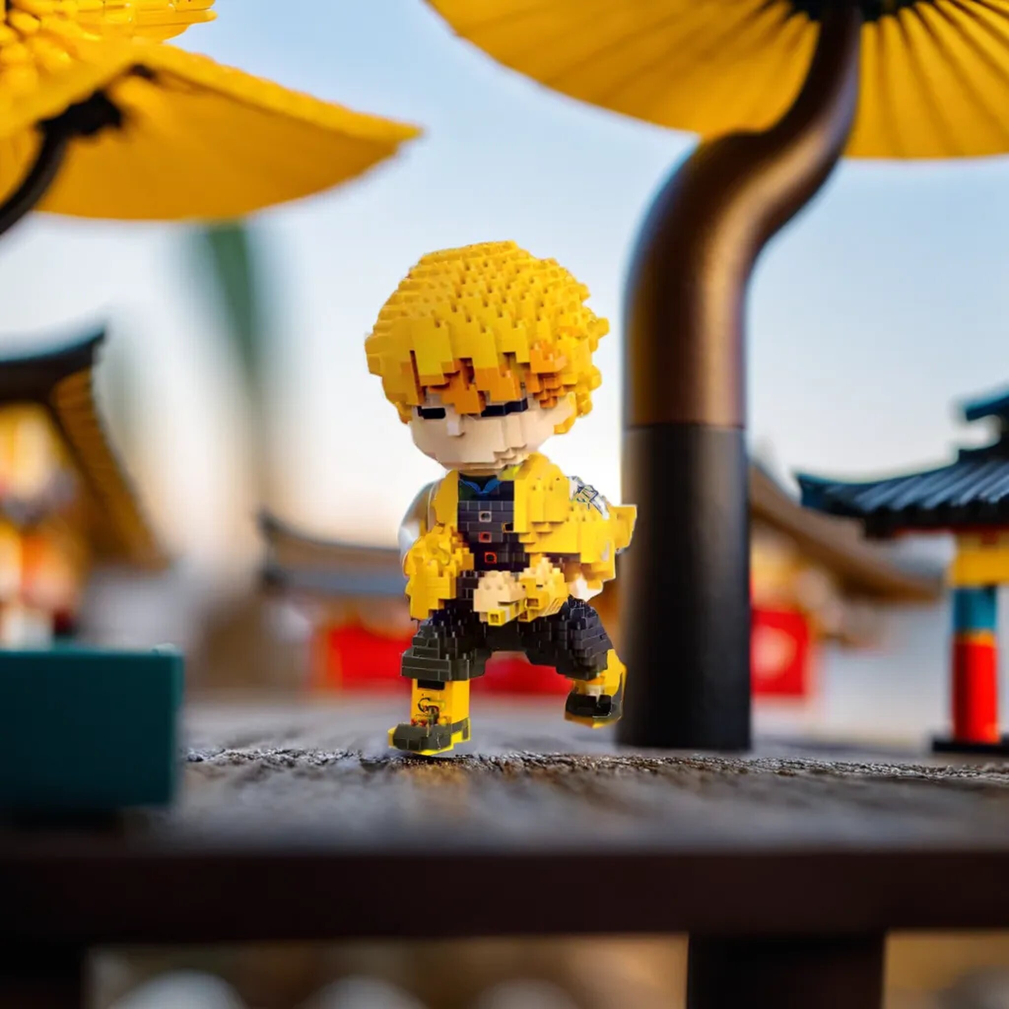 Demon Slayer Zenitsu Building Blocks - Anime Inspired Toy Set for Kids ...