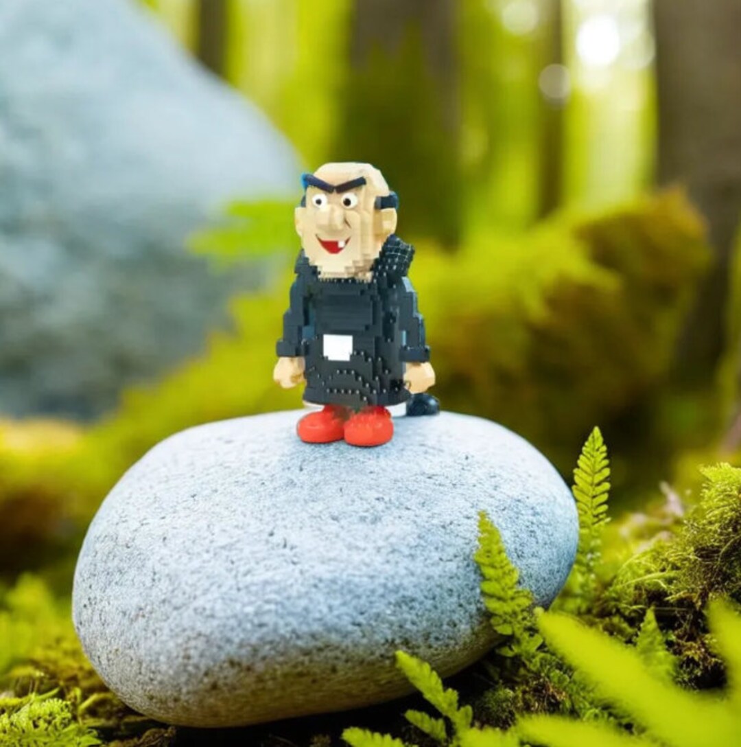 Gargamel Smurfs Mini Building Blocks Toy Set Balody Cartoon Anime ...