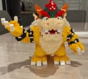 Bowser Micro Blocks Kit - Mario Cosplay Educational Toy | Kids Building ...