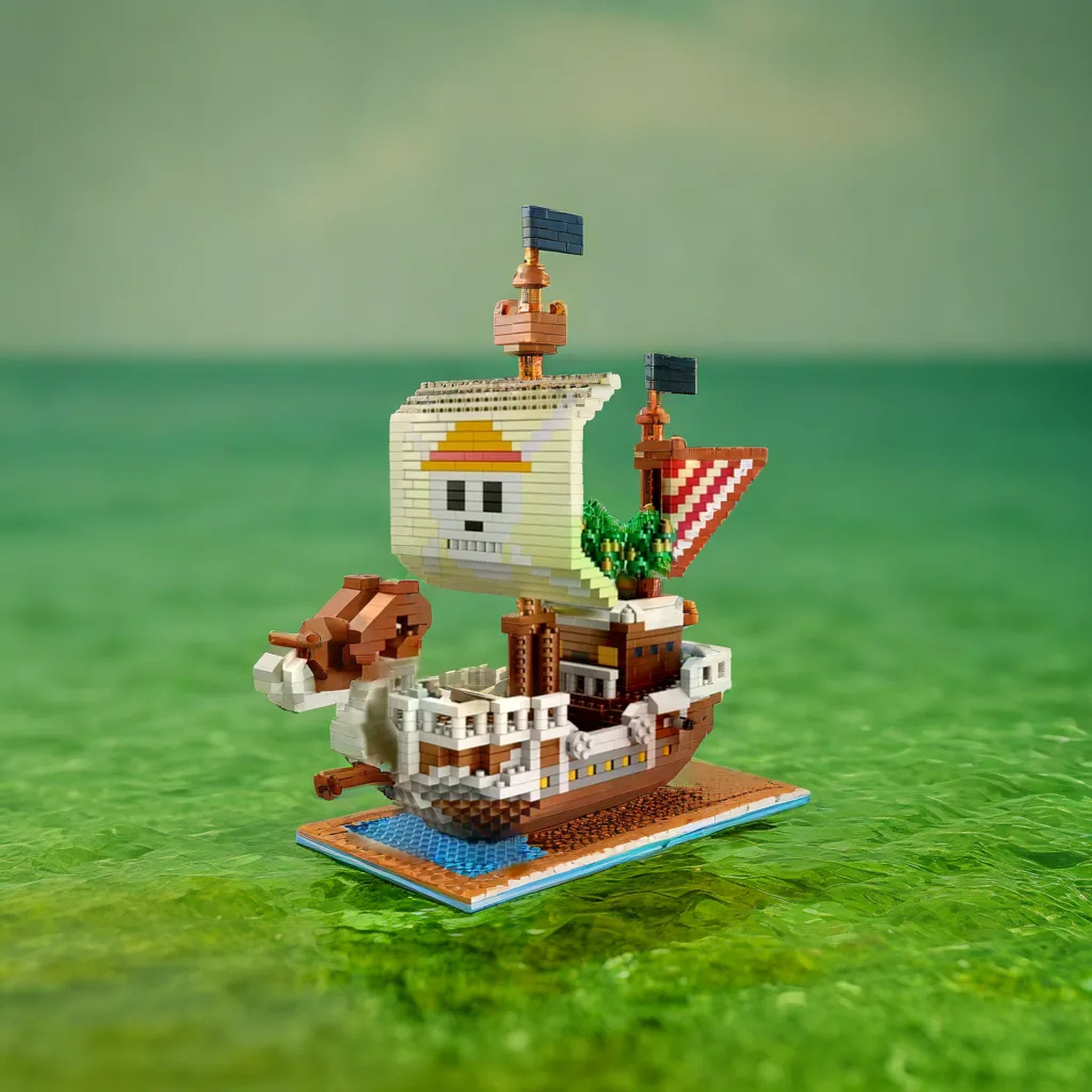 Pirate Ship Building Blocks Set Diy Going Merry Model Educational Toy