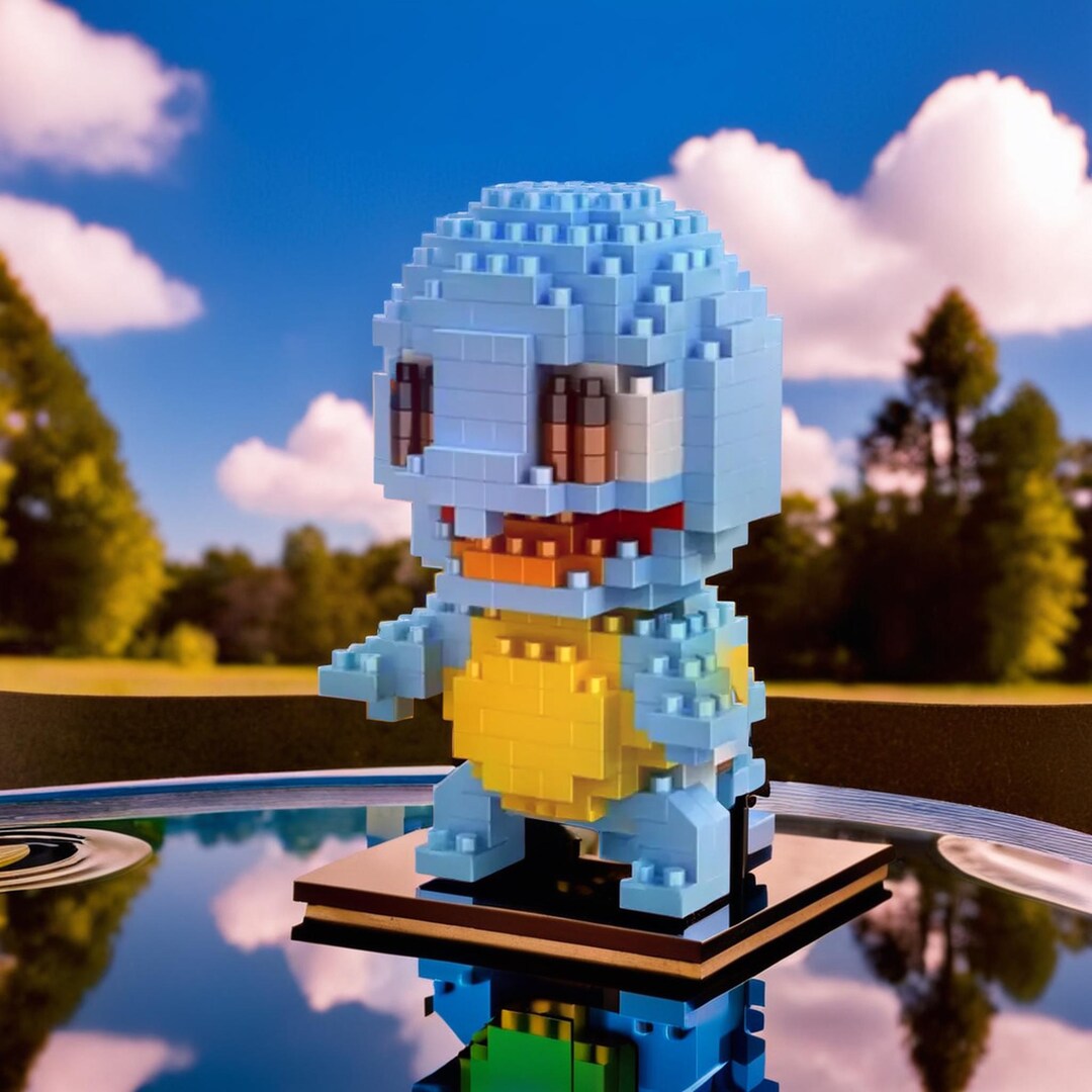 Squirtle Pokemon Building Kit Gift Idea for Kids and Adults - Etsy