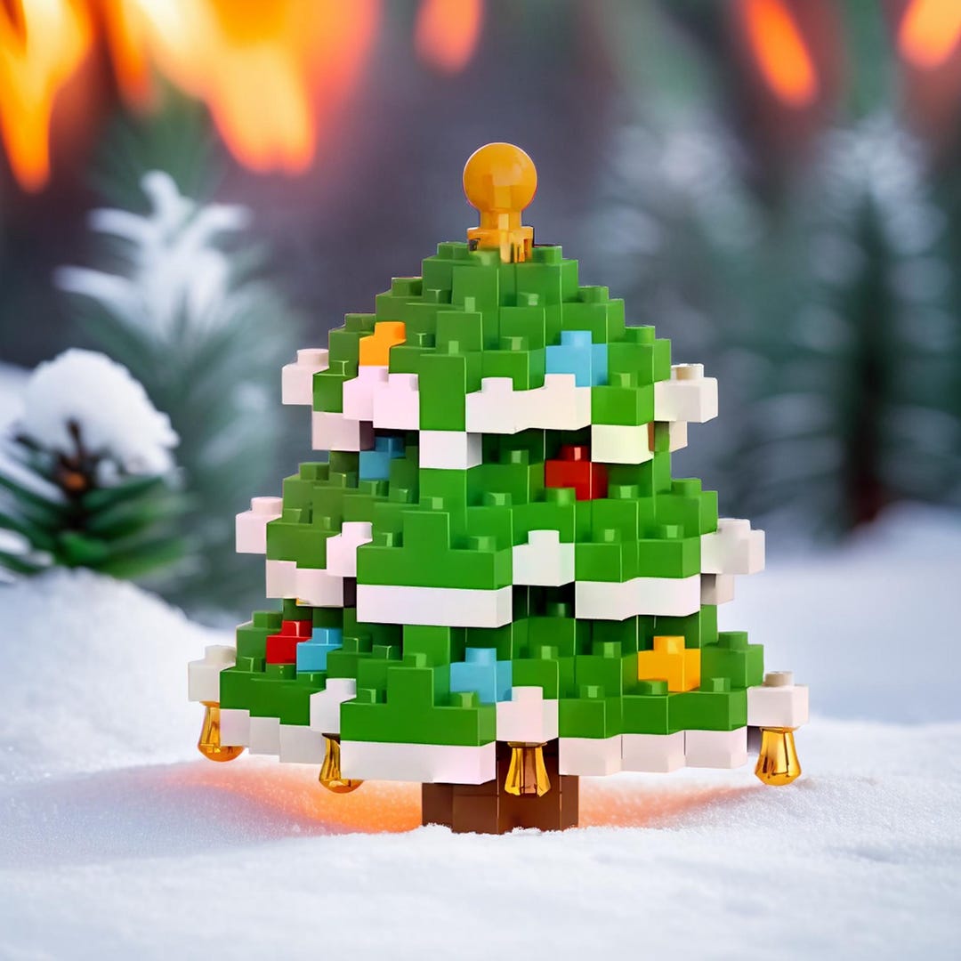Charming Christmas Tree Building Blocks Set – Perfect Gift for All Ages ...