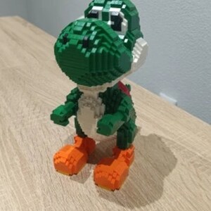 Yoshi Building Blocks - Micro Mario Cosplay Educational Toy for Kids ...