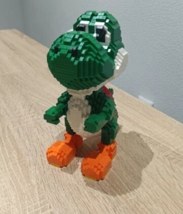Yoshi Building Blocks Micro Mario Cosplay Educational Toy for Kids ...