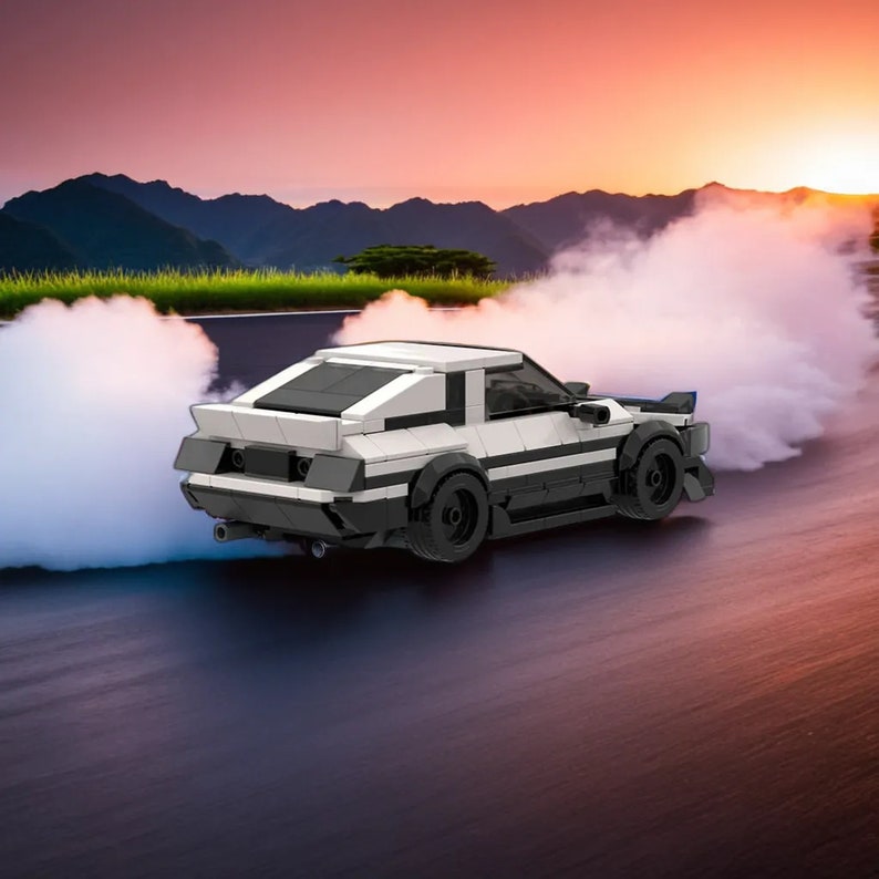 Toyota AE86 Initial D Speed Champions Racer Building Blocks Creative ...