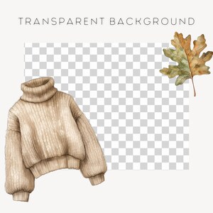 Cozy Autumn Watercolor Clipart - Seasonal Decor - Cottagecore ...