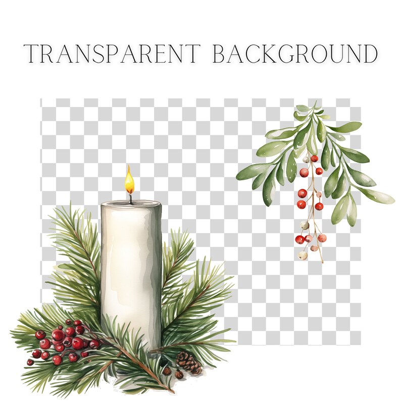 Winter Greenery Clipart Transparent PNG Christmas Trees Wreaths Holiday ...