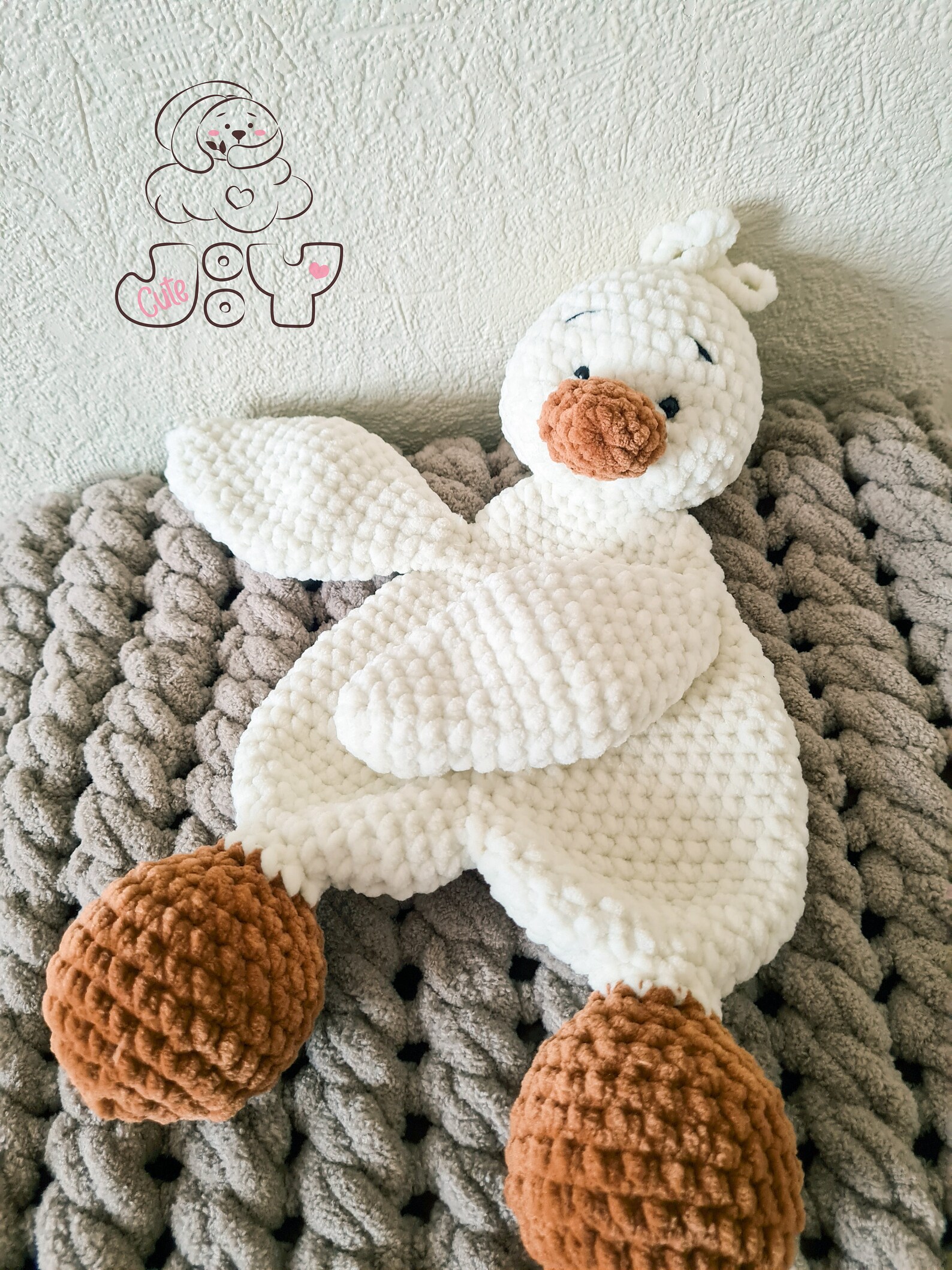 Comforter | Goose Plush Toy | Baby Lovey | Sleeping Toy | Cuddly ...