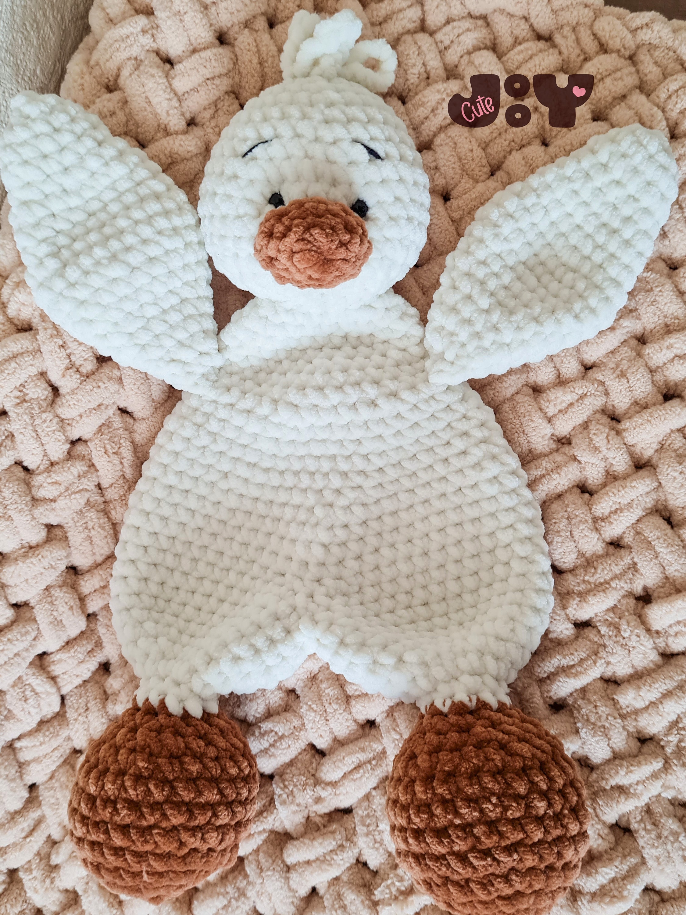 Comforter Goose Plush Toy Baby Lovey Sleeping Toy - Etsy