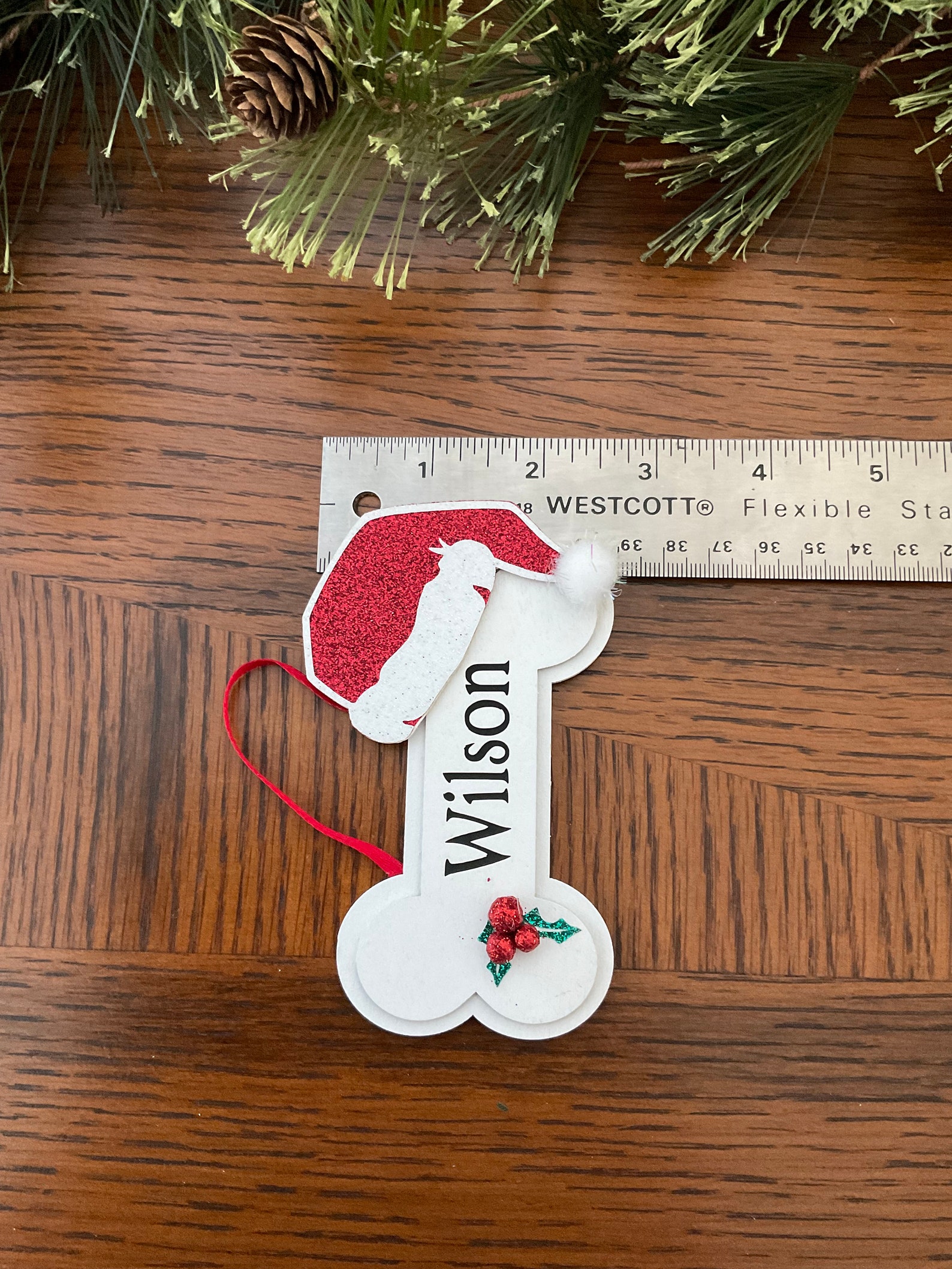Personalized Dog Bone Christmas Ornament - Etsy
