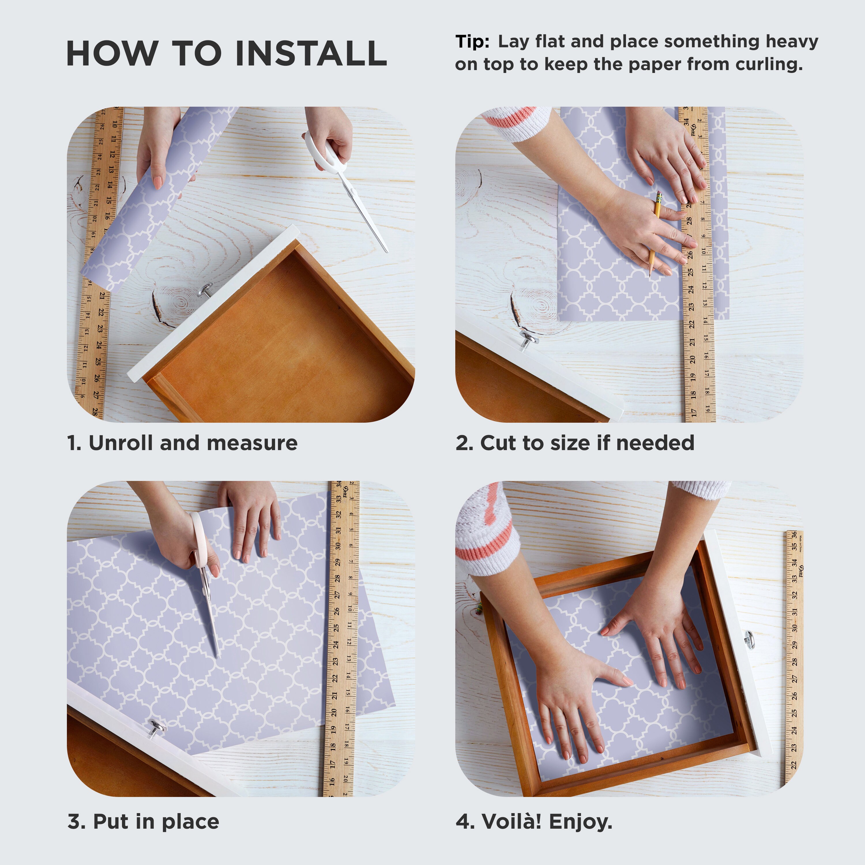 French Lavender Scented Drawer Liners - Etsy