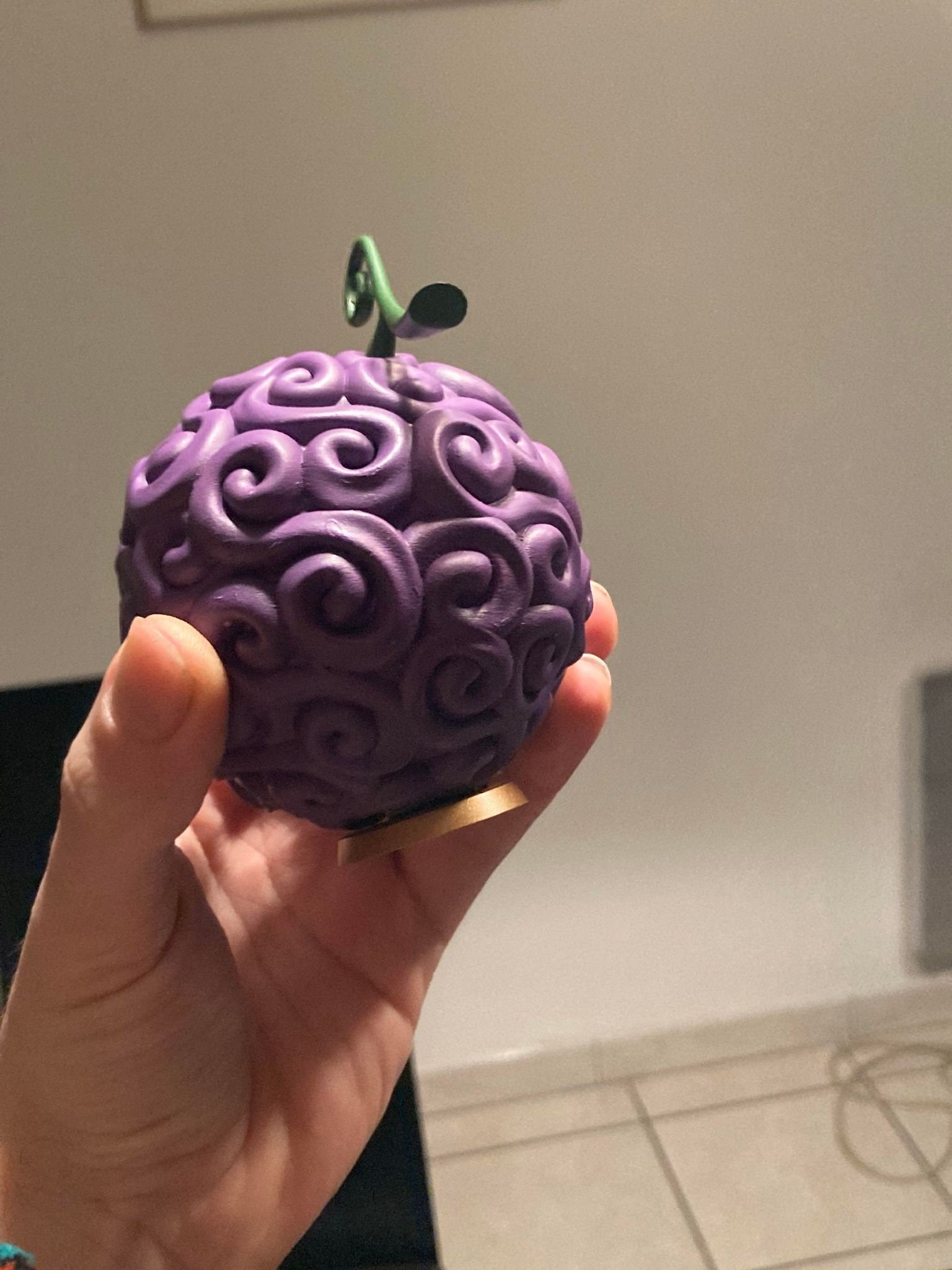 Resin Figurine Gomu Gomu No Mi Devil Fruit Devil Fruit Luffy - Etsy