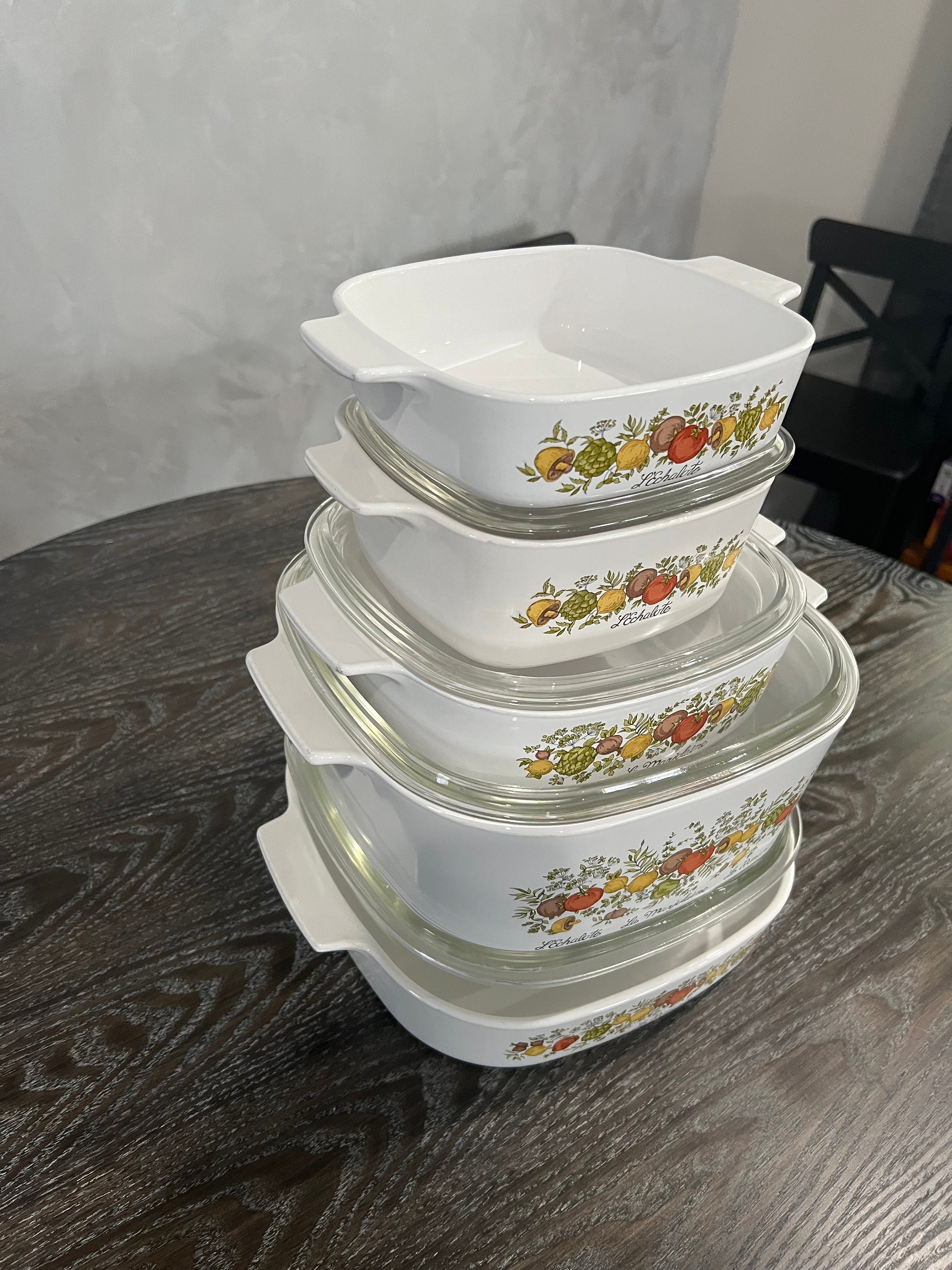 RARE- Vintage Spice of Life Corningware Set - Etsy