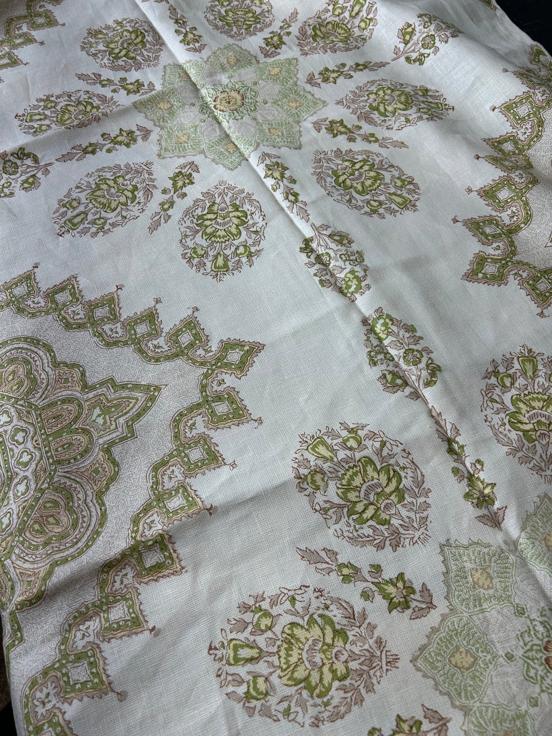 Quadrille Persepolis Fig Taupe Fabric - Etsy Australia