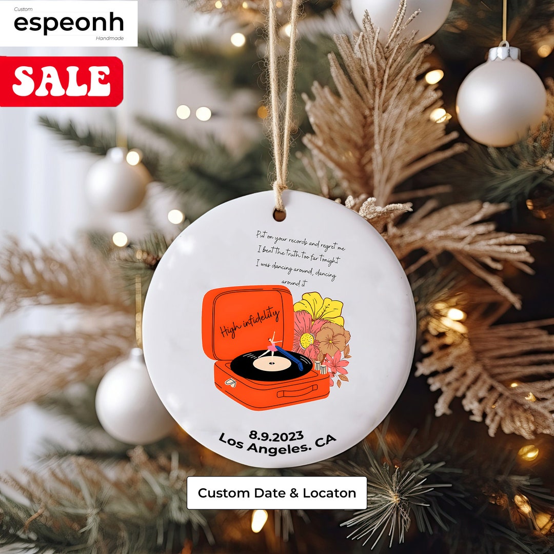 Personalized Taylor Swift Ornament Custom Swiftie Fan Gifts - Etsy