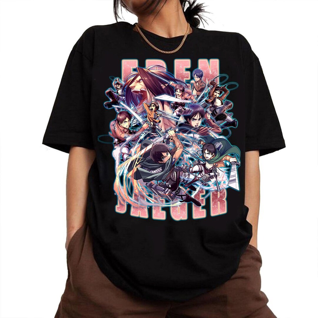 Eren Yeager Tshirt, Eren Yeager Shirt, Anime Shirt, Attack on Titan ...
