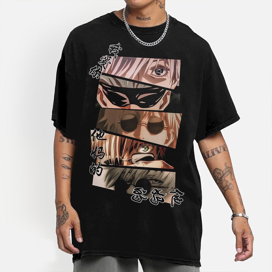 Jujutsu Kaisen Shirt, JJK Gift, Jujutsu Kaisen Tee, Comic Strip Tshirt ...