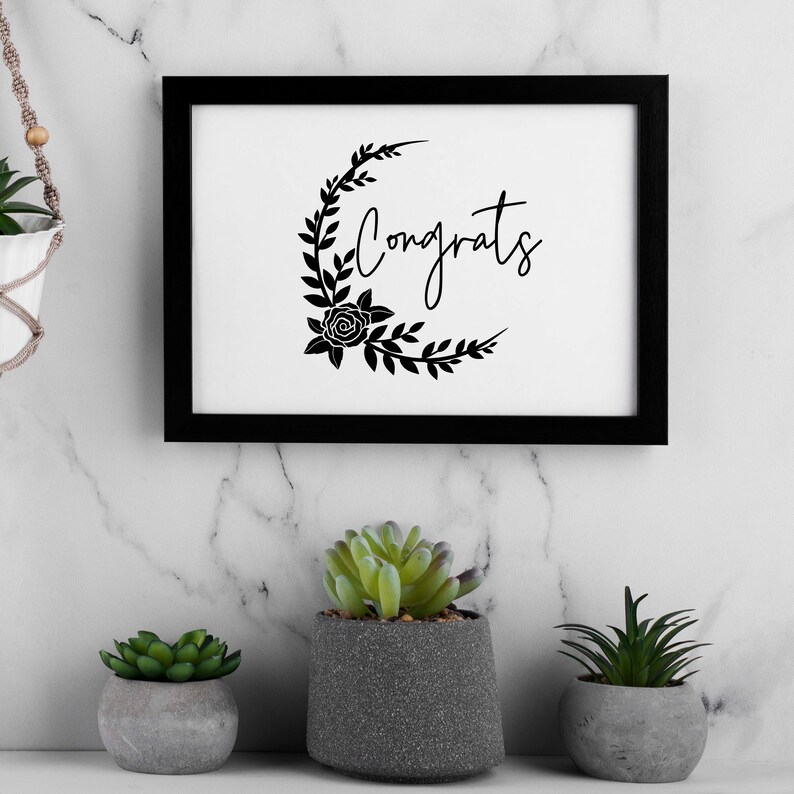 Congratulations Graduate SVG Svg Dxf Eps Quote SVG Congrats SVG Cut ...