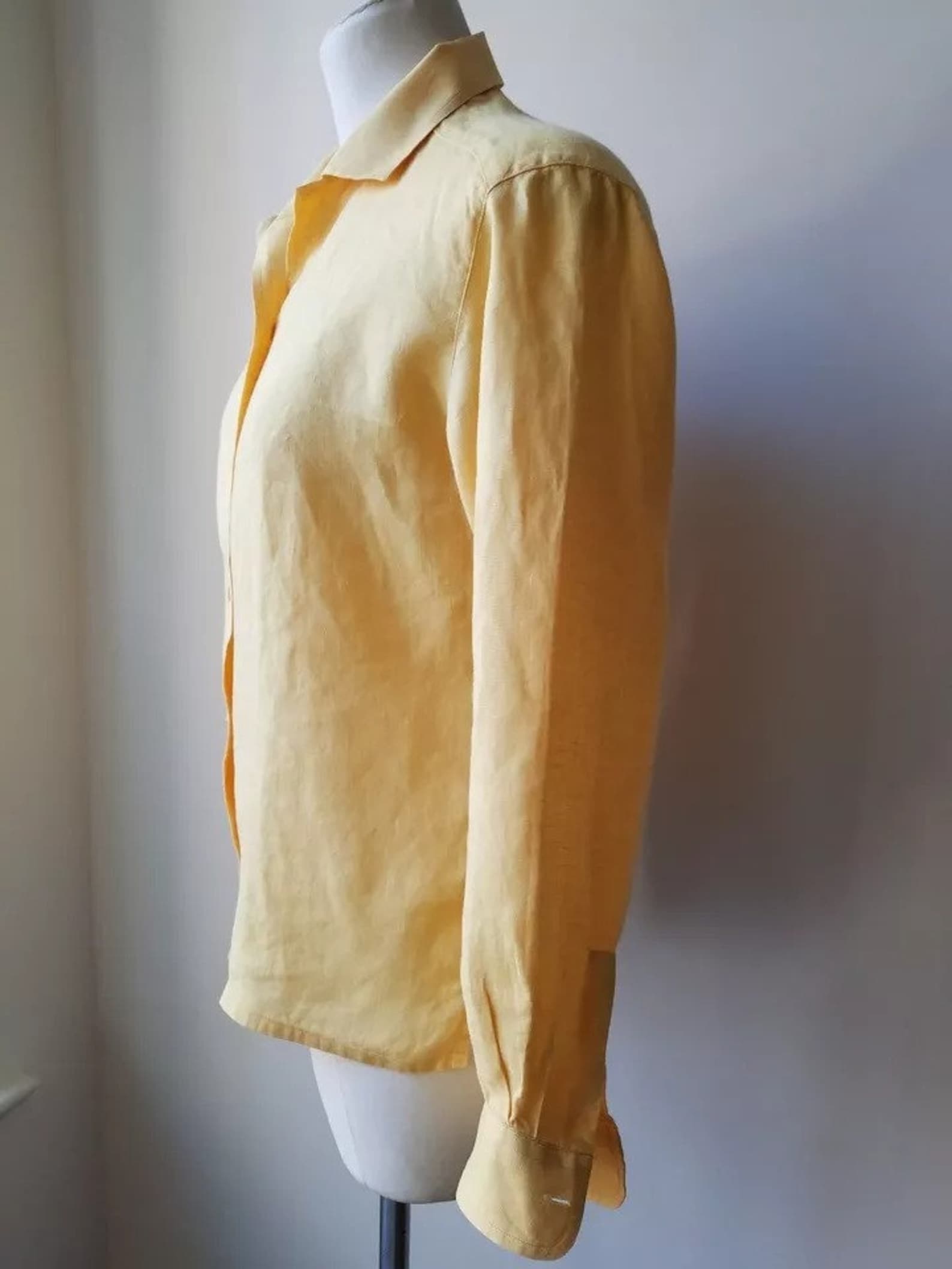 Moreno Martini Linen Shirt Light Yellow DA Firenze Women Size M - Etsy