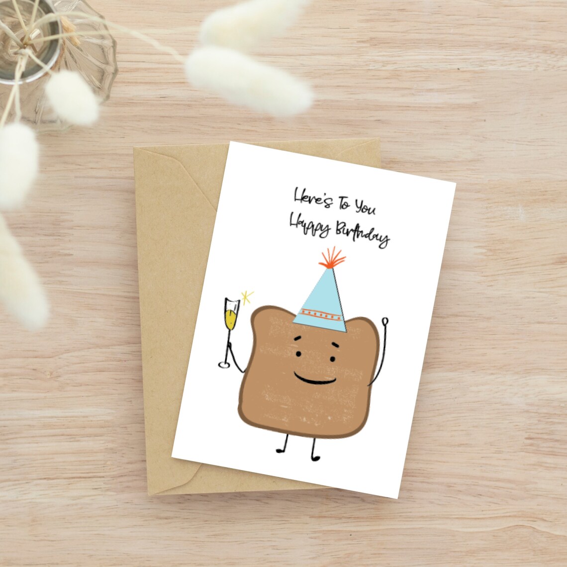 Funny Birthday Card Printable Birthday Small Business Card Funny Friend ...