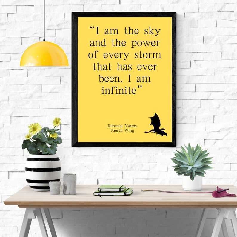 Fourth Wing Instant Digital Download, Printable Poster - Etsy