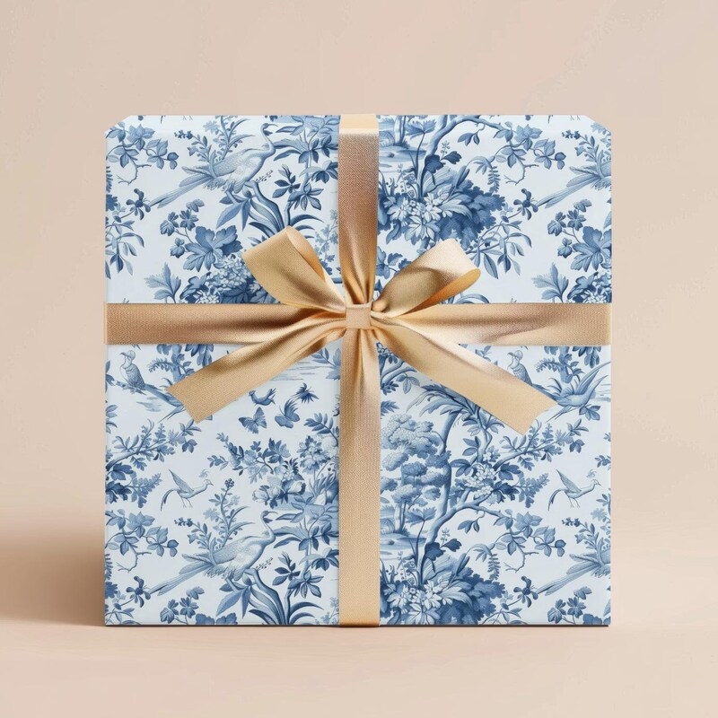 French Toile Paper - Etsy