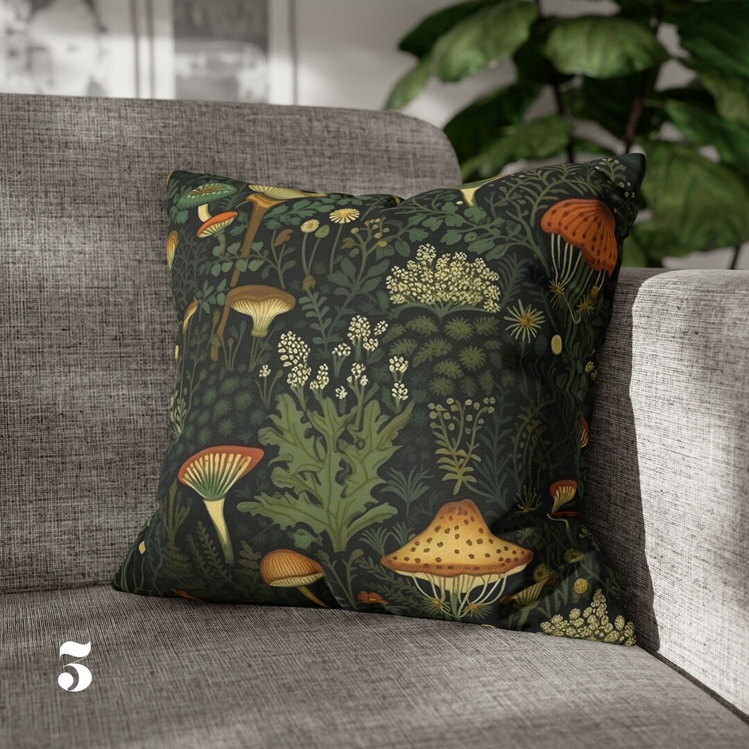 Cottagecore Pillow Cottagecore Decor Pillow Mushroom Home Decor Gift ...