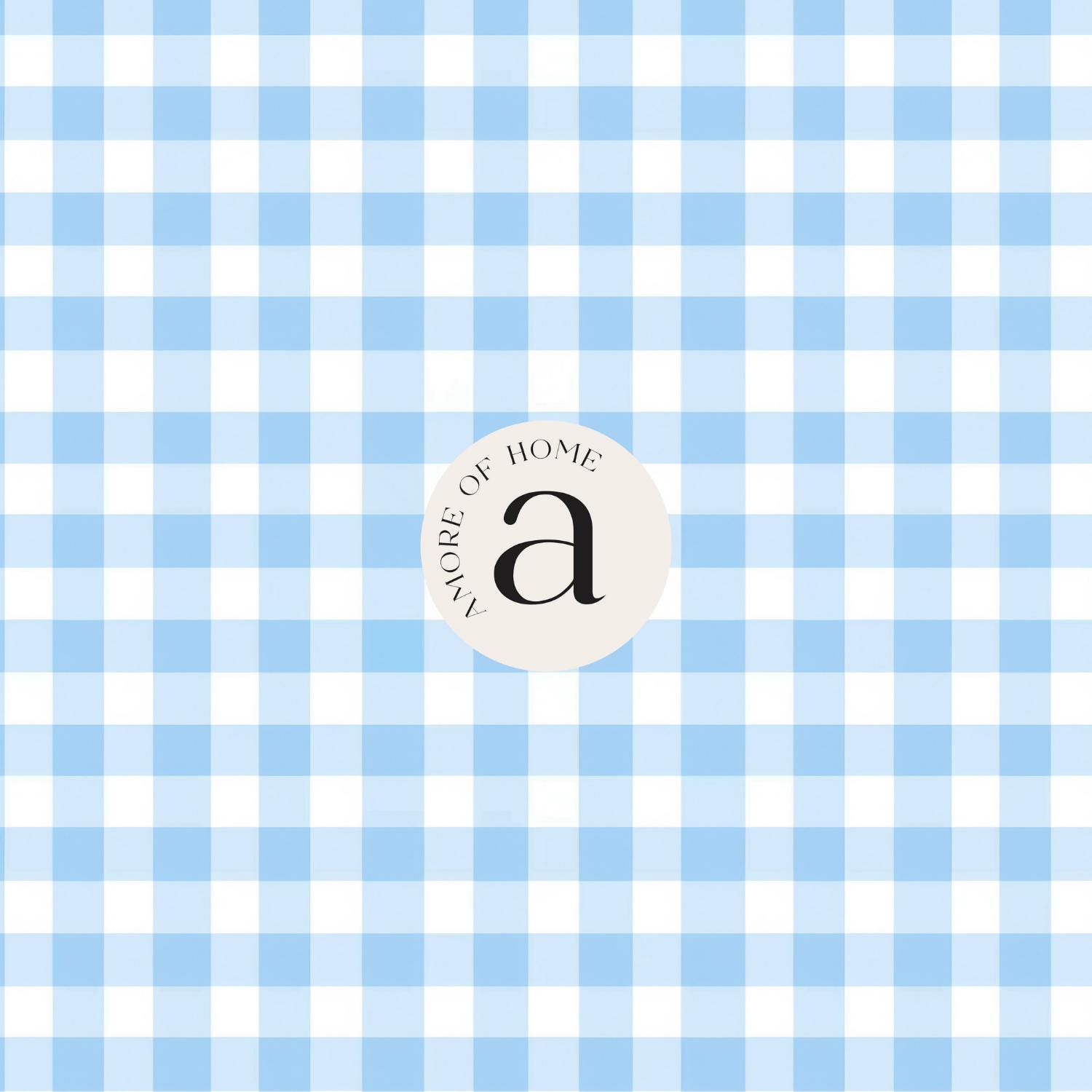 Blue Gingham Wrapping Paper Gift Wrapping Paper Plaid Wrapping Paper ...