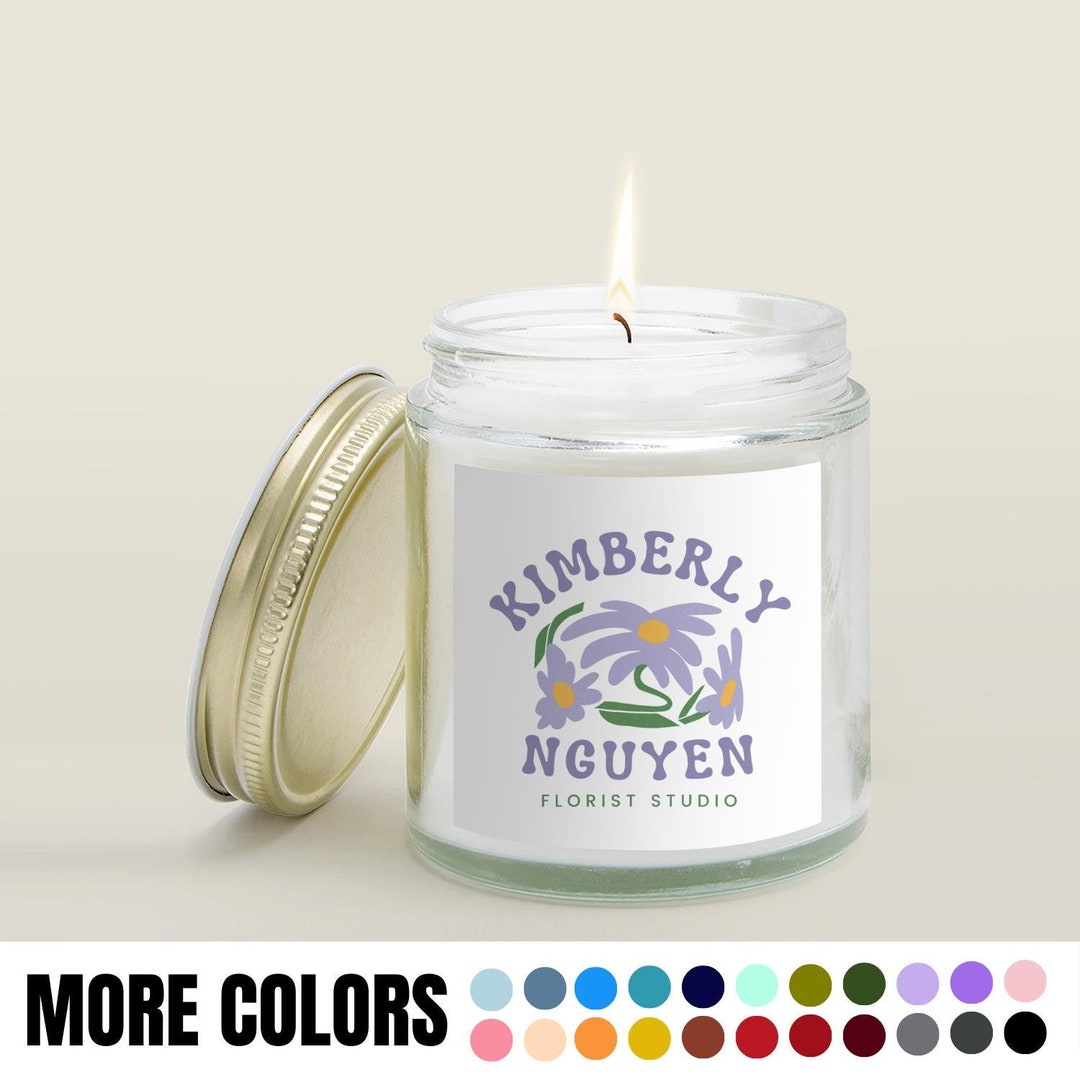 Custom Candle Gift Custom Logo Candle Personalized Candle for Gift ...