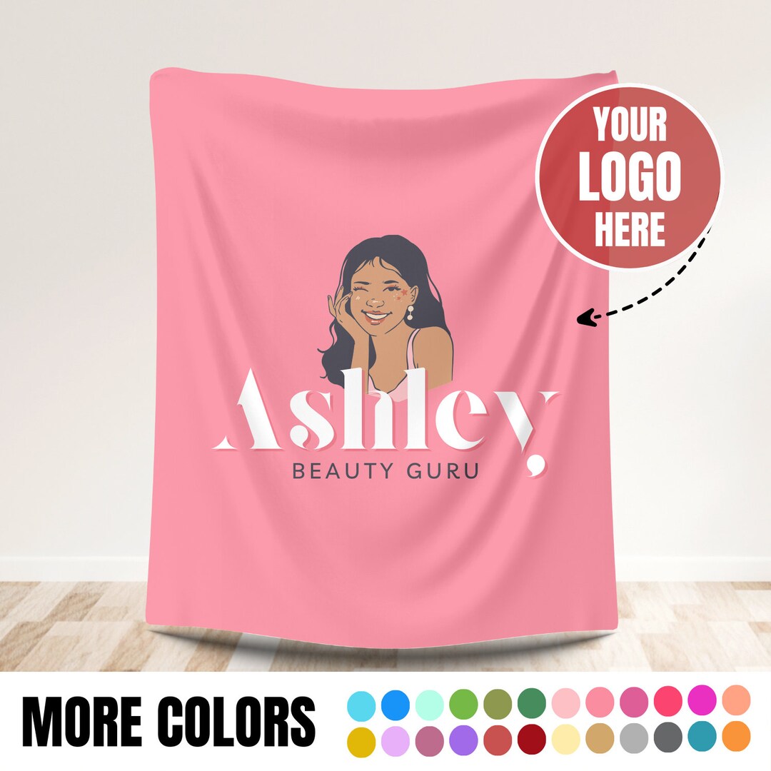Personalized Logo Blanket Personalized Gift Business Logo Gift Custom ...