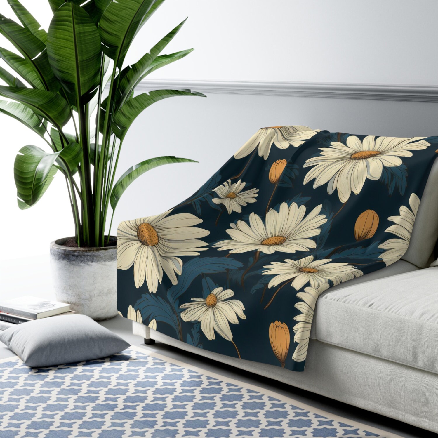Cottagecore Flowers Blanket Cottagecore Decor Blanket Vintage Floral ...