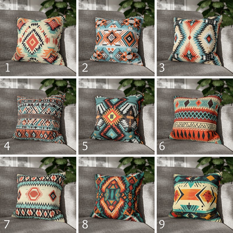 Southwestern Pillow - Etsy
