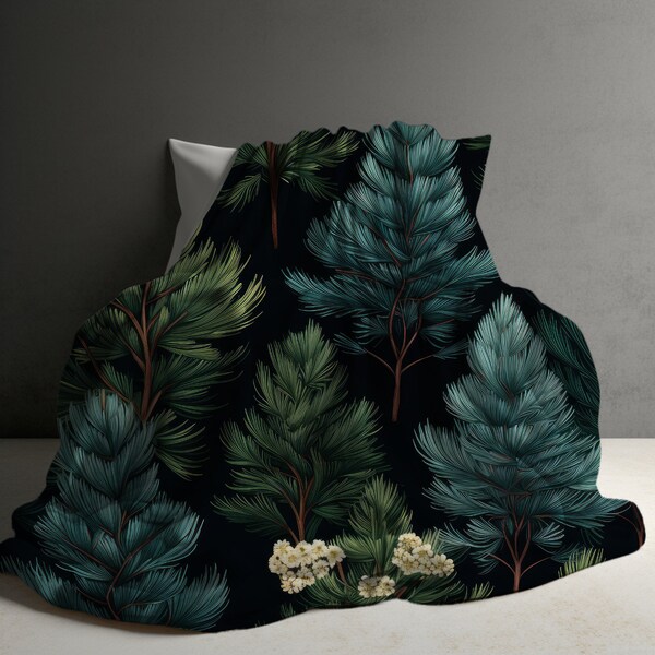 Pine Tree Blanket - Etsy