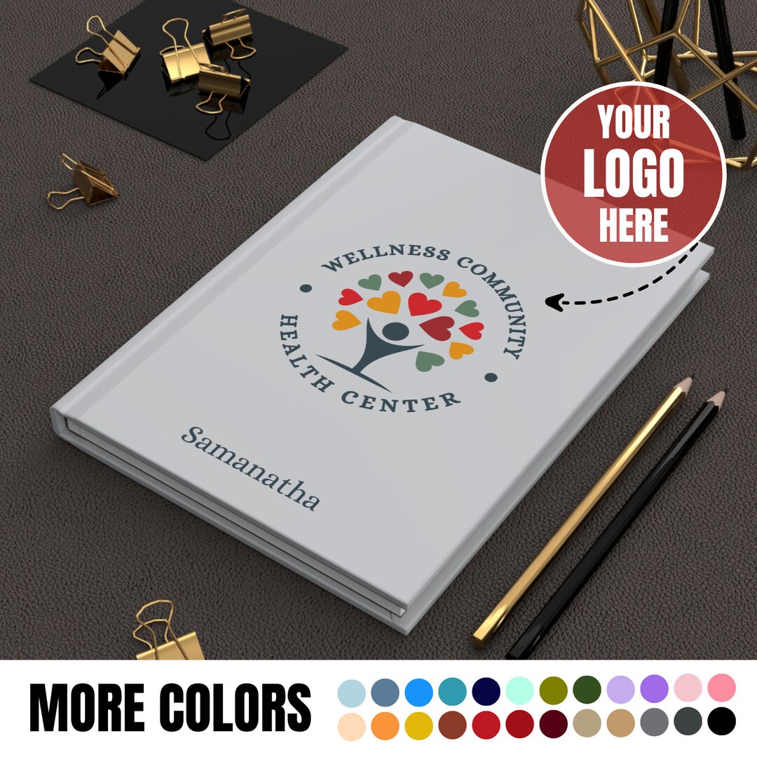 Business Logo Journal Custom Journal Logo Brand Custom Bulk Gift ...