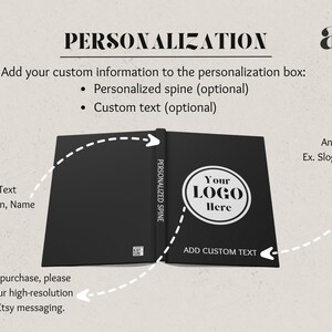 Business Logo Journal Custom Journal Logo Brand Custom Bulk Gift ...